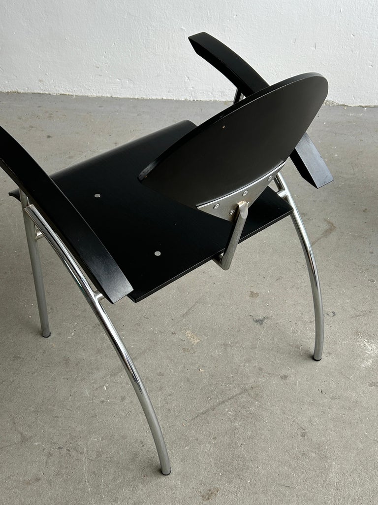 Postmodern Memphis Style Vintage Dining Chairs by Stol Kamnik, 1990s ...