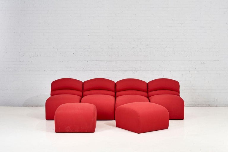 Brueton Postmodern Modular Sectional Sofa, 1980 at 1stDibs