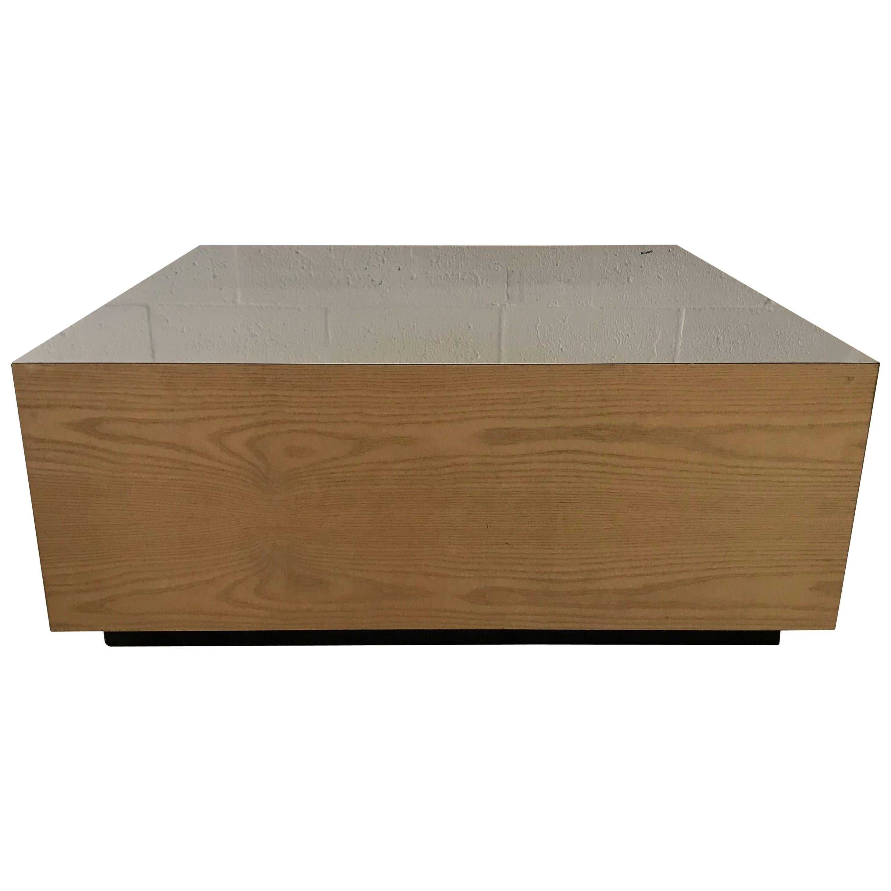 Black Marble Postmodern Coffee Table For Sale at 1stDibs