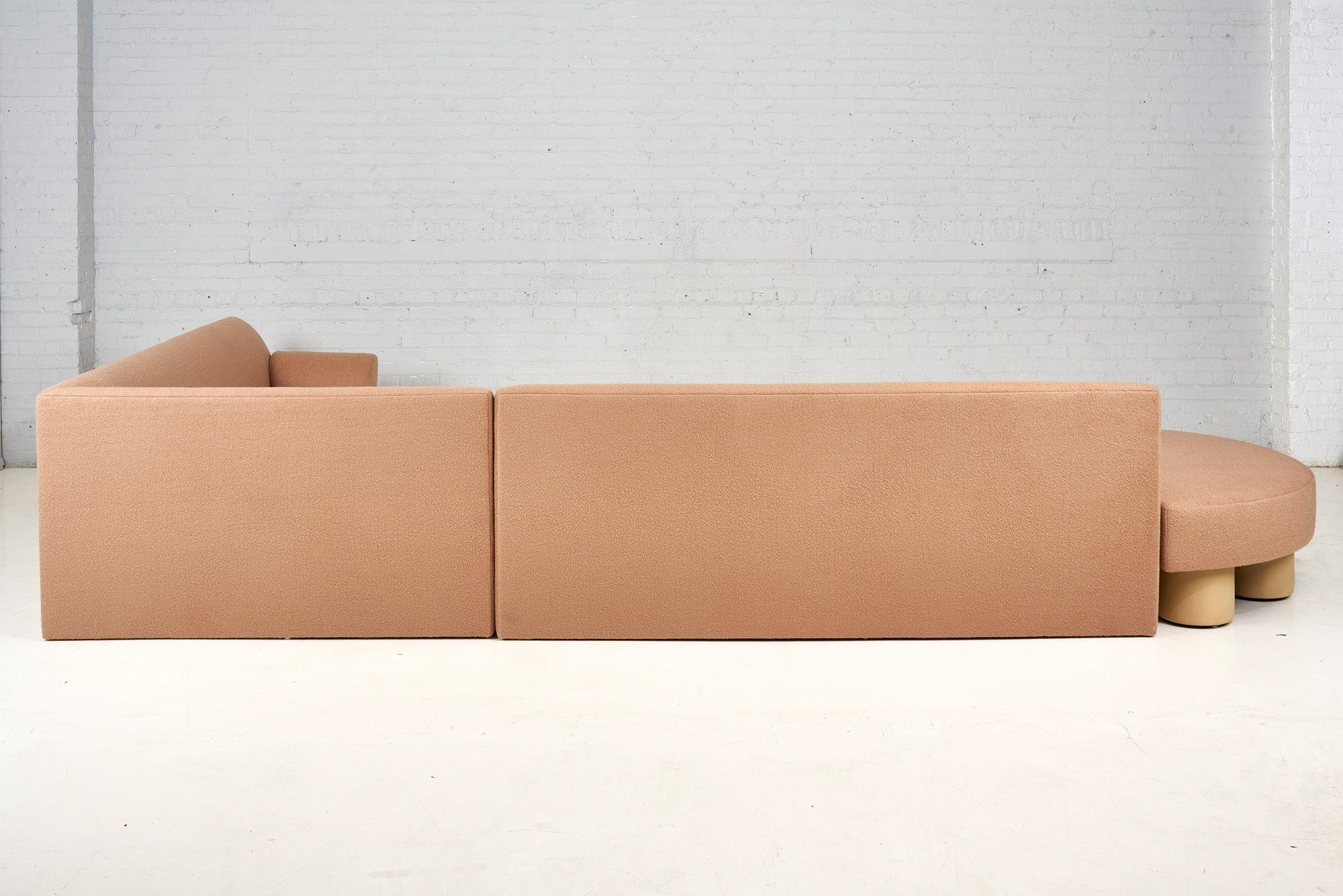 Postmodern Organic Form Sectional Sofa, 1980 at 1stDibs
