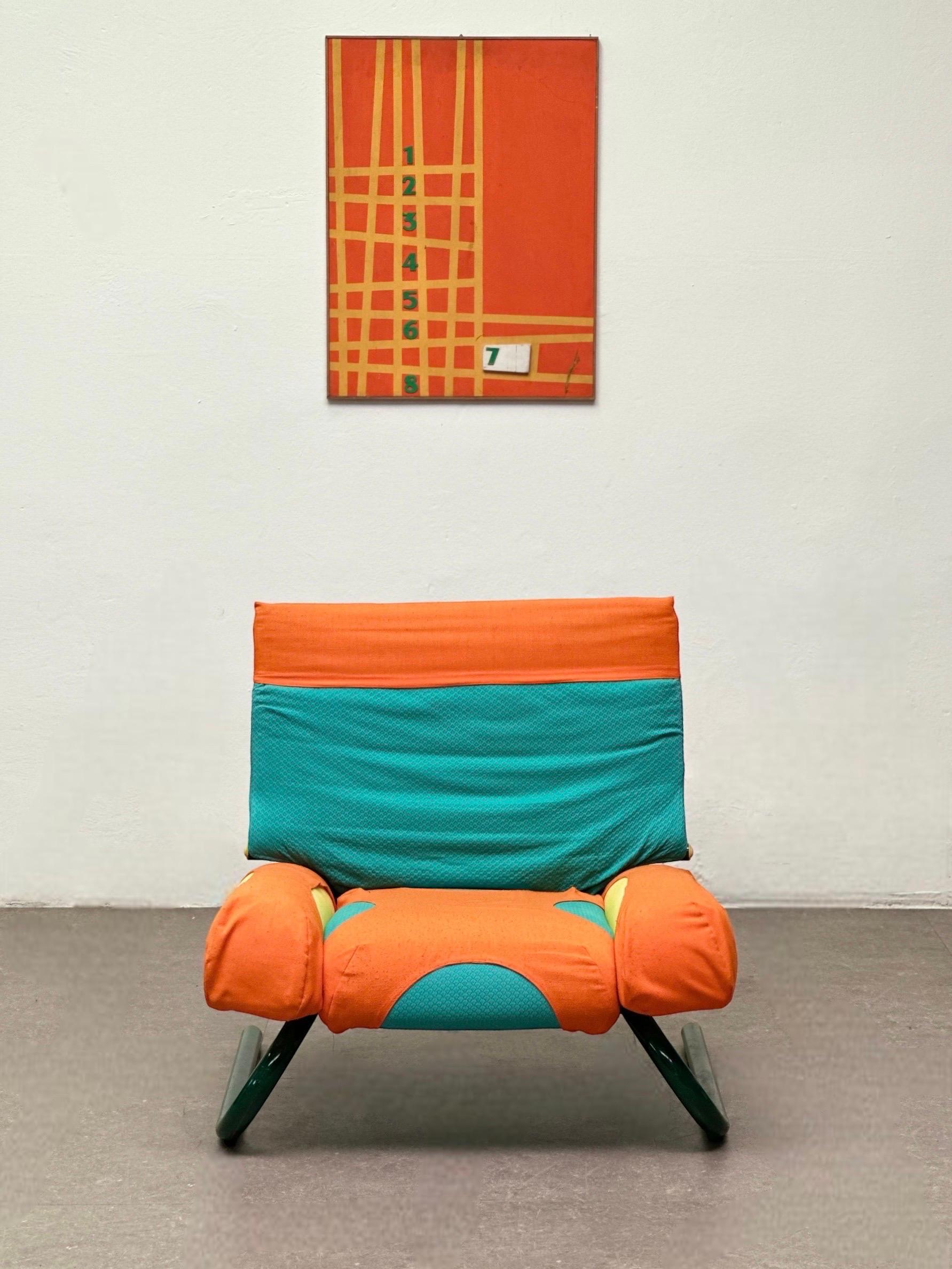 Postmodern 'Peter Pan' Lounge Chair by Michele De Lucchi for Thalia and ...