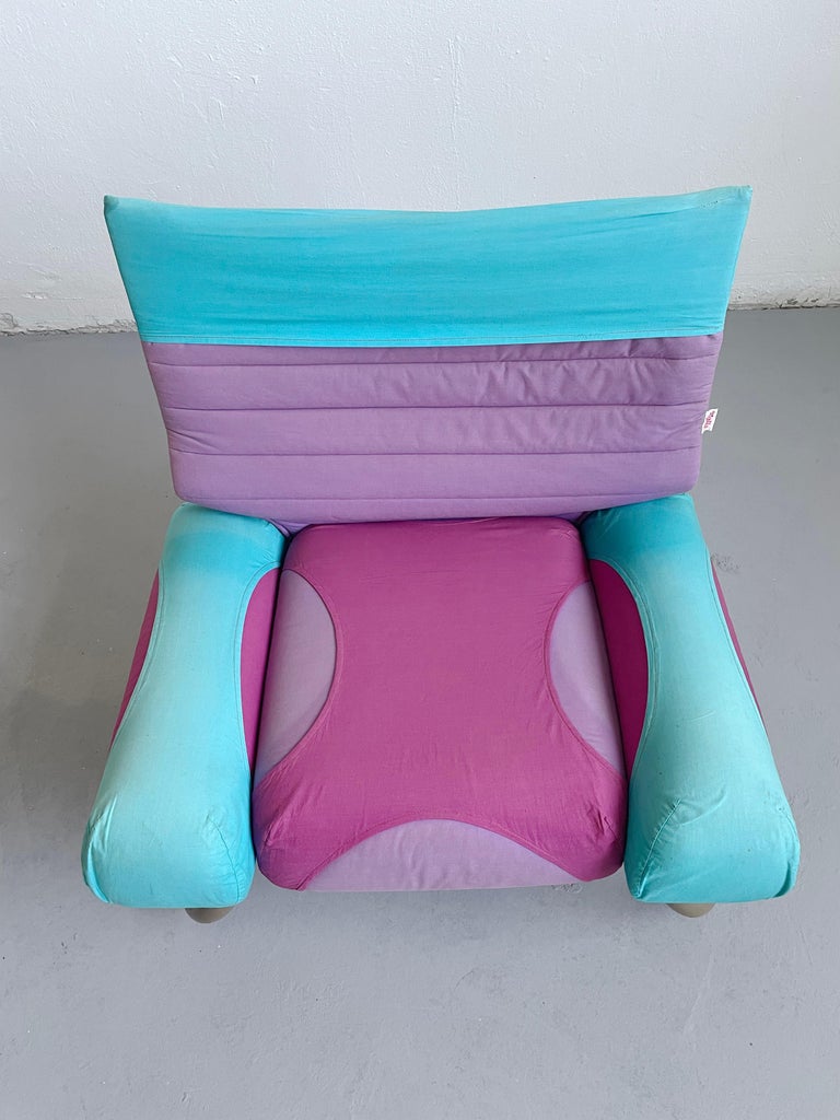 Postmodern 'Peter Pan' Lounge Chair, Michele De Lucchi for Thalia&Co ...