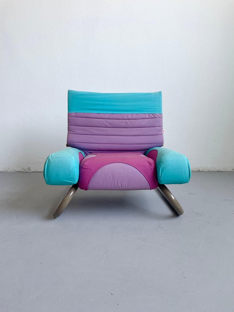 Postmodern 'Peter Pan' Lounge Chair, Michele De Lucchi for Thalia&Co ...