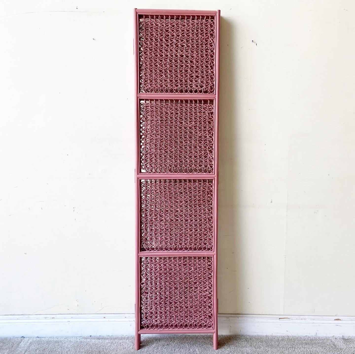 Postmodern Pink Three Panel Room Divider For Sale at 1stDibs | pink ...