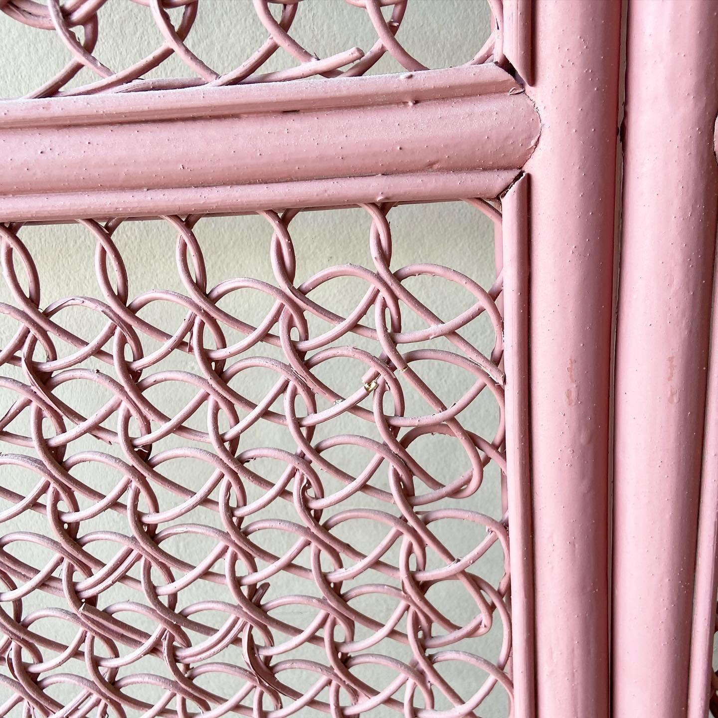 Postmodern Pink Three Panel Room Divider For Sale at 1stDibs | pink ...