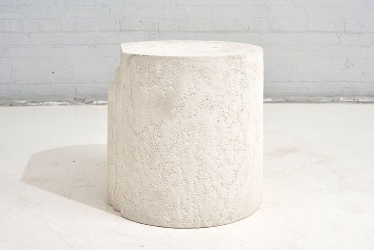 Postmodern Plaster Side Table, 1970 For Sale at 1stDibs