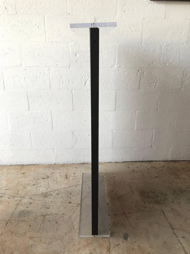 Postmodern Purple Lucite Pedestal from the Versace Store in Miami Beach ...