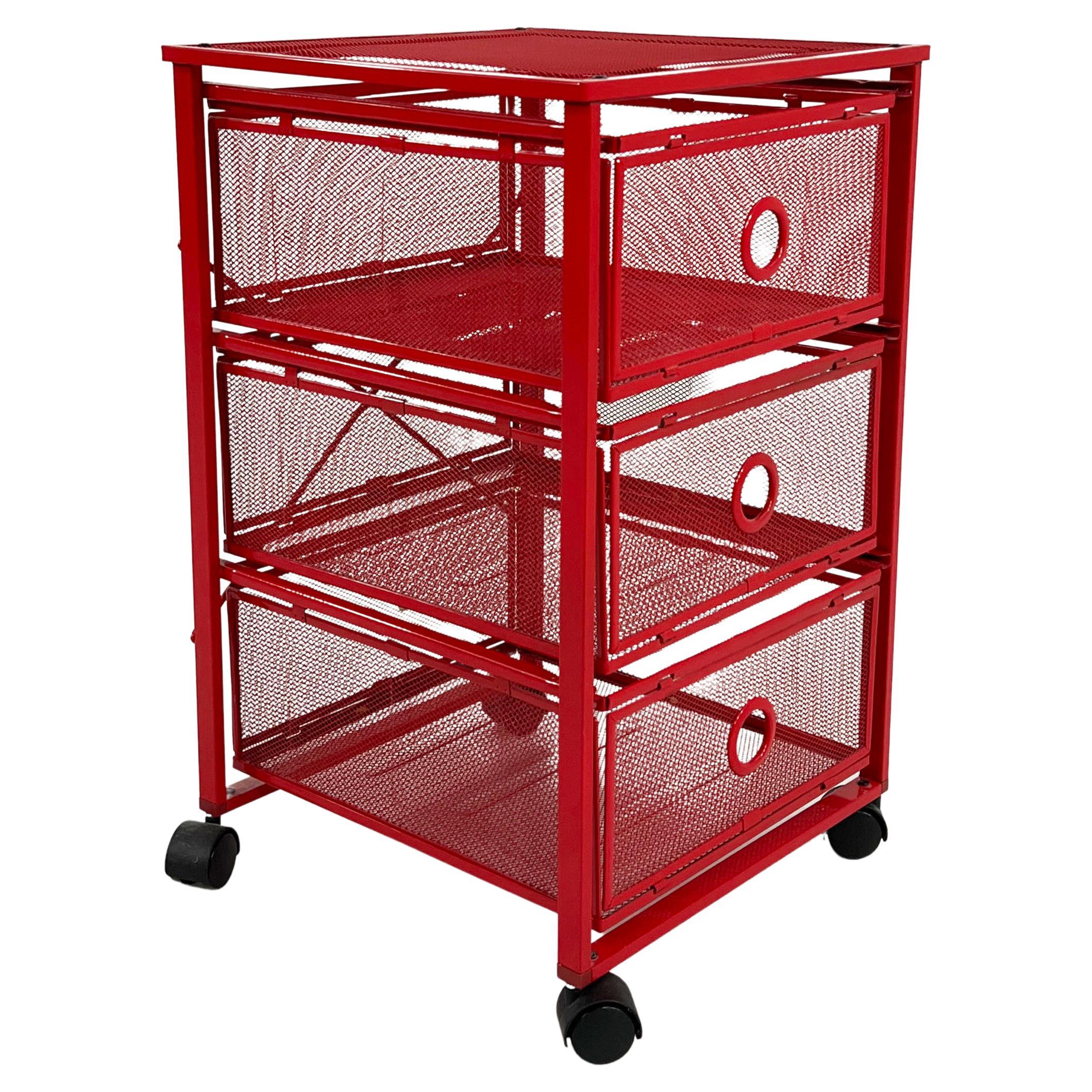 Italian chest of drawers, lacquered wood, 1980s For Sale at 1stDibs