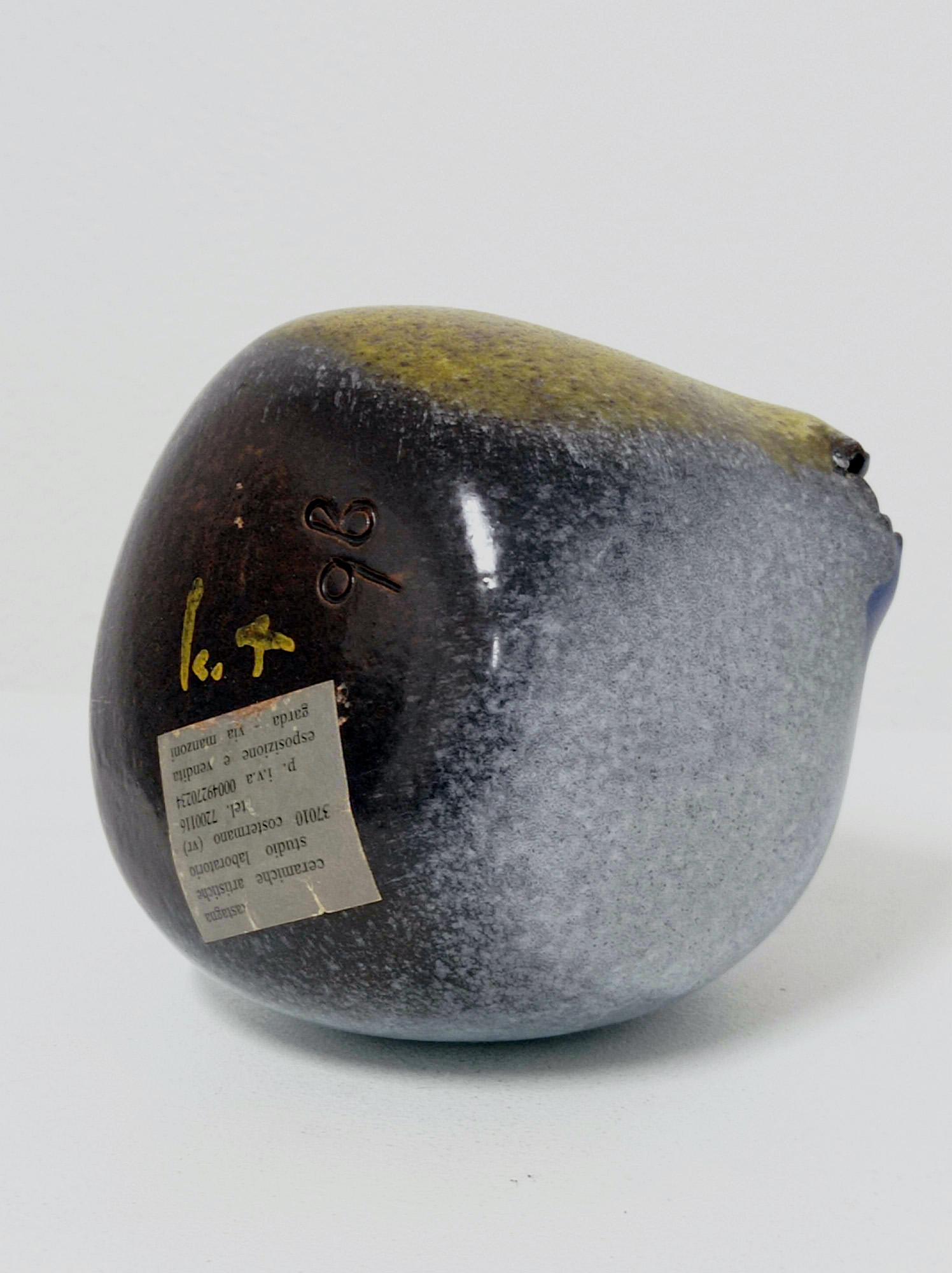 Postmodern sculptural One-Off Ceramic Vase by Pino Castagna, 1990s For ...