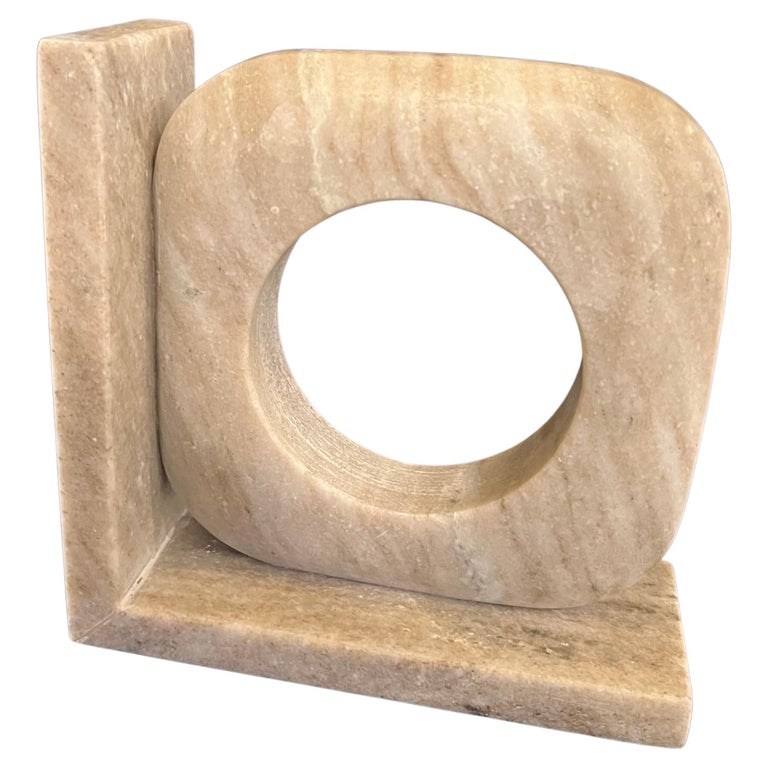 Postmodern Solid Marble Bookend Door/Stopper For Sale at 1stDibs
