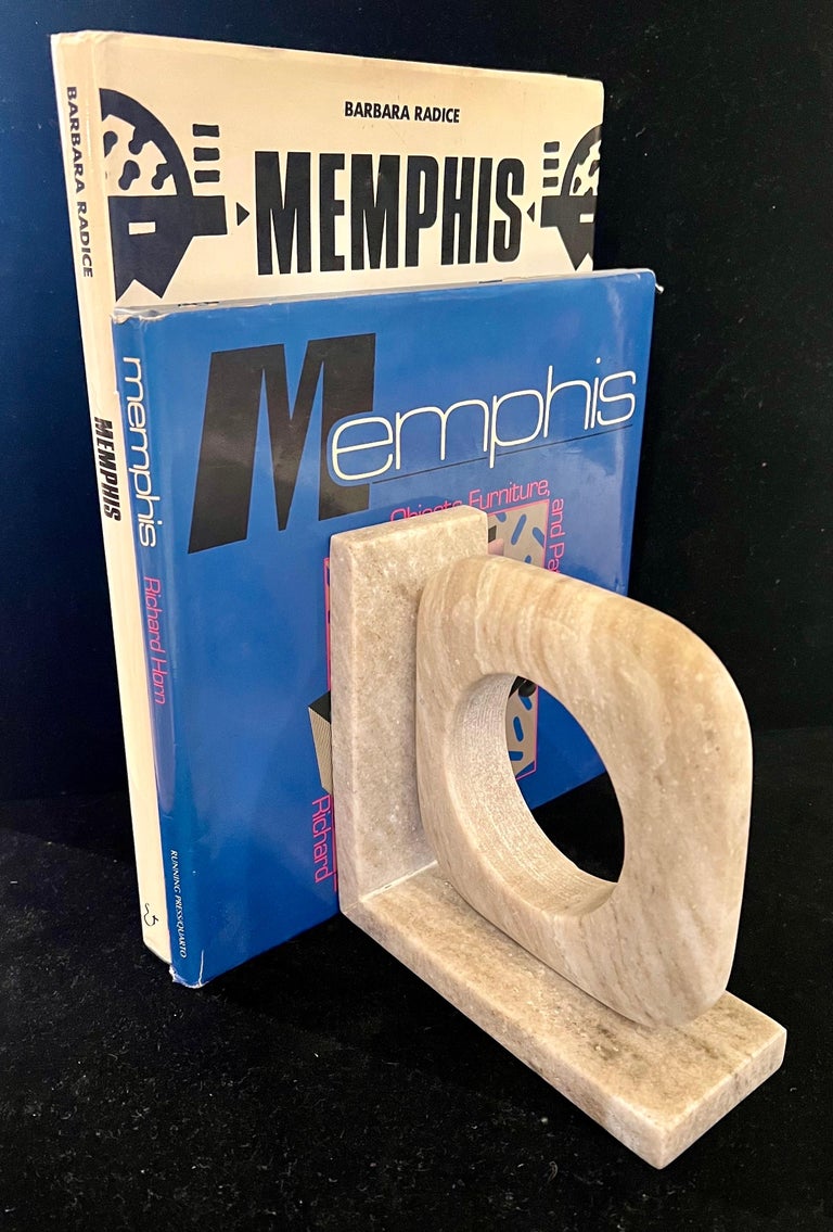 Postmodern Solid Marble Bookend Door/Stopper For Sale at 1stDibs