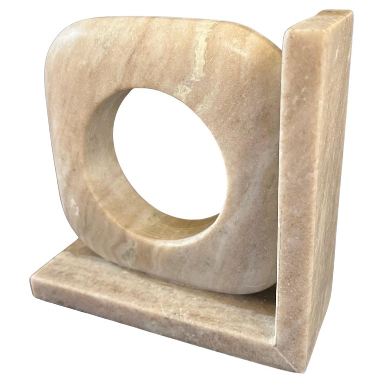 Postmodern Solid Marble Bookend Door/Stopper For Sale at 1stDibs