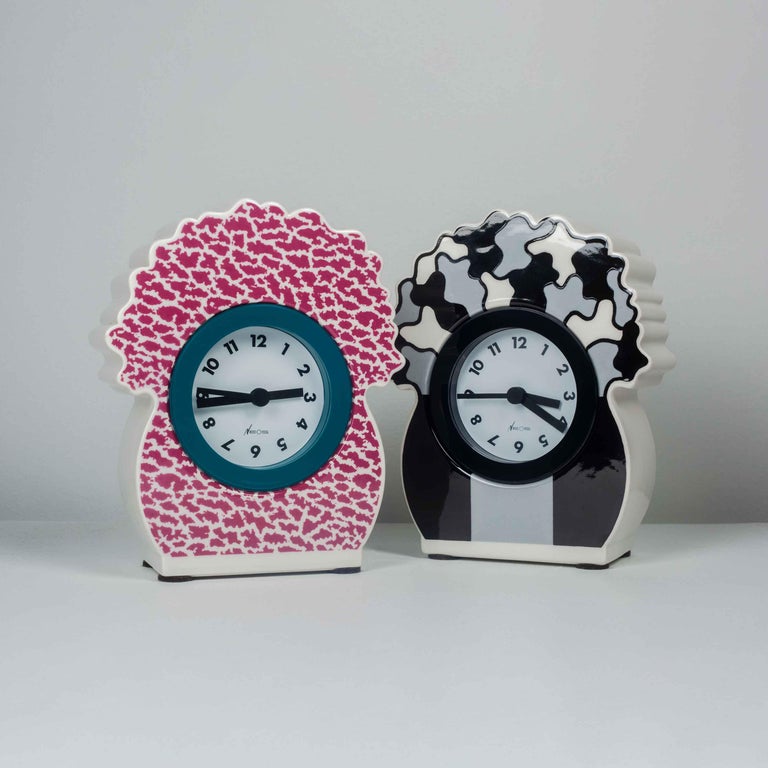 Postmodern Table Clock by George Sowden for Neos, Italy, 1988 For Sale ...