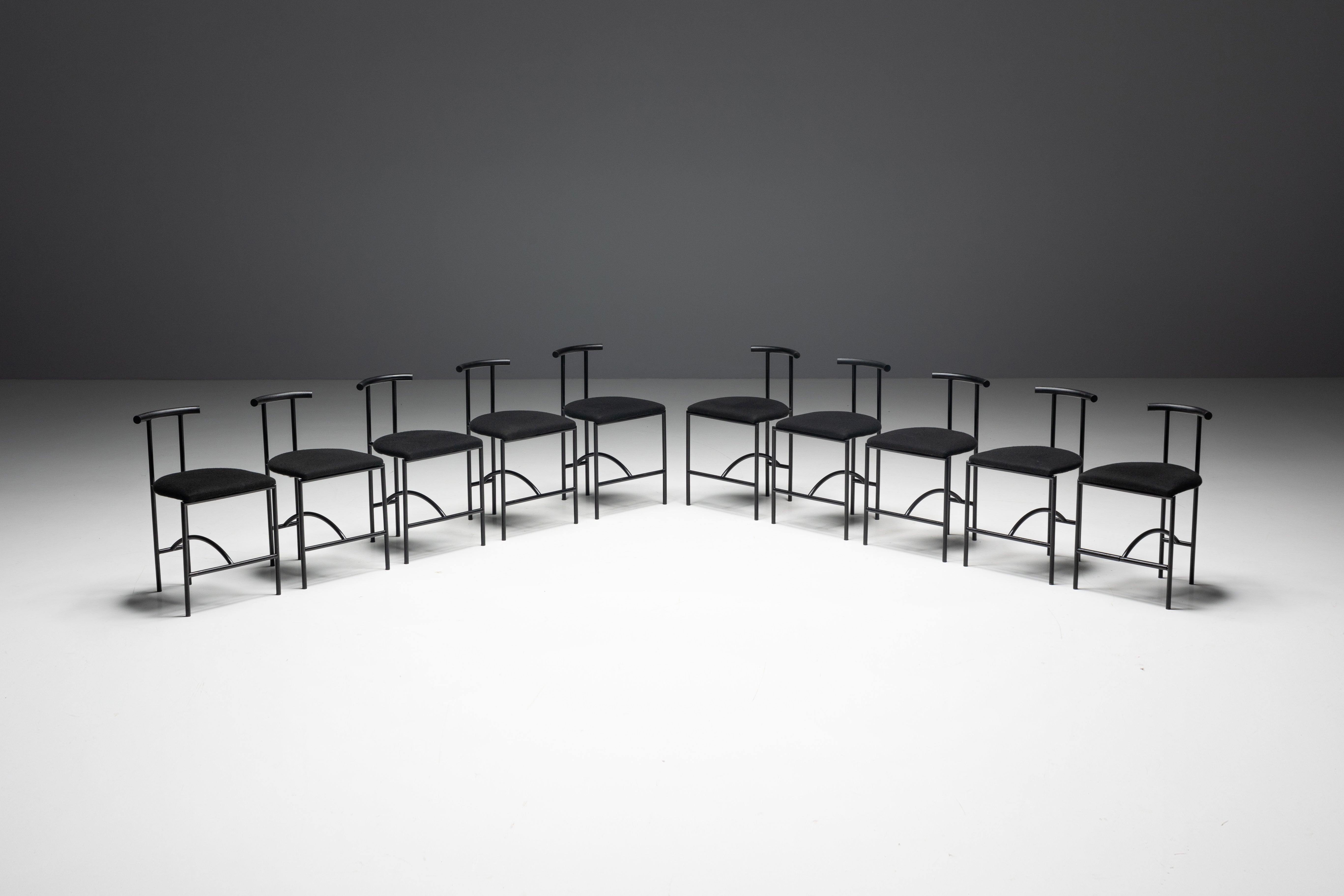Postmodern "Tokyo" Dining Chairs by Rodney Kinsman for Bieffeplast ...