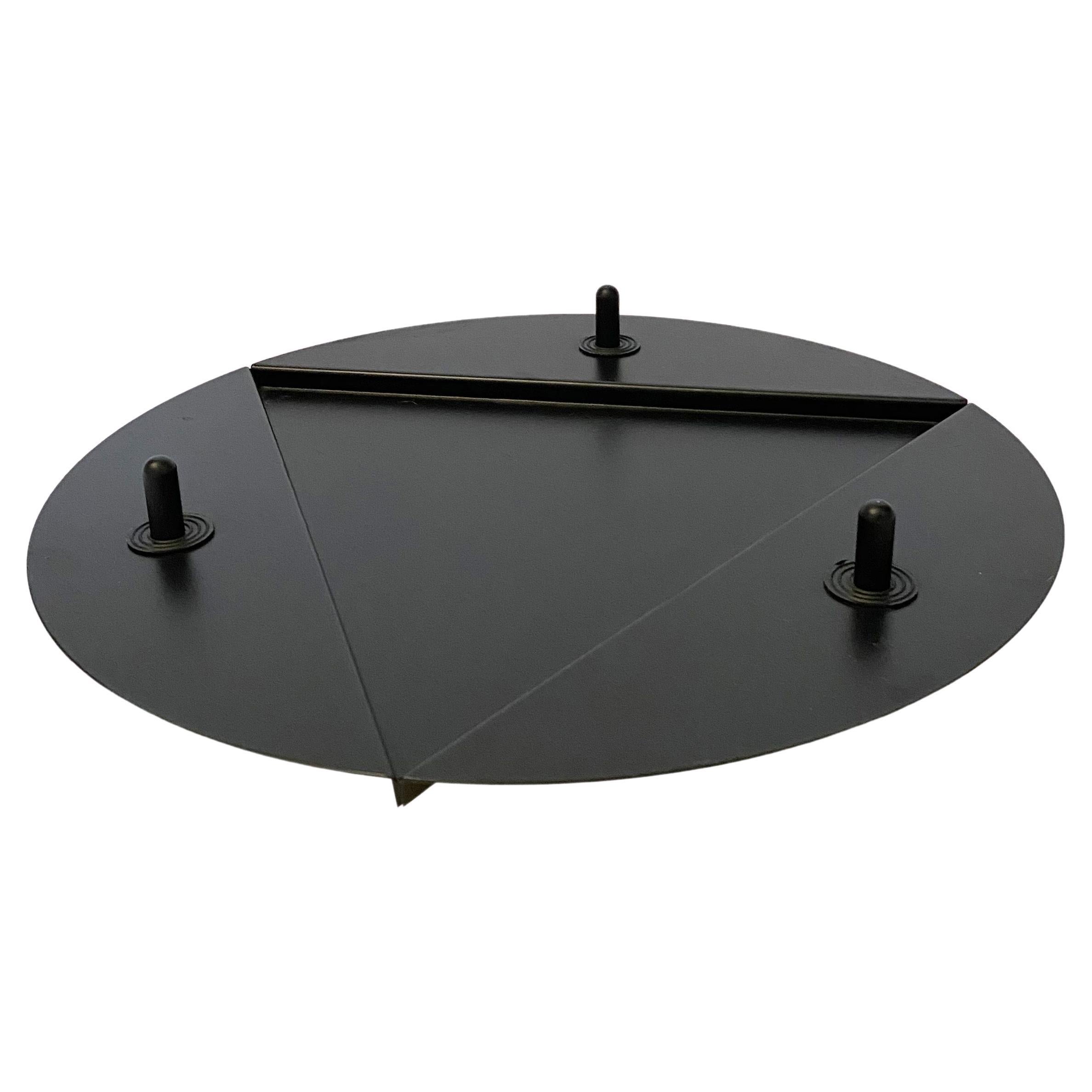 1980s Modernist Root and Silver Plated Italian Serving Tray by Jet Set ...