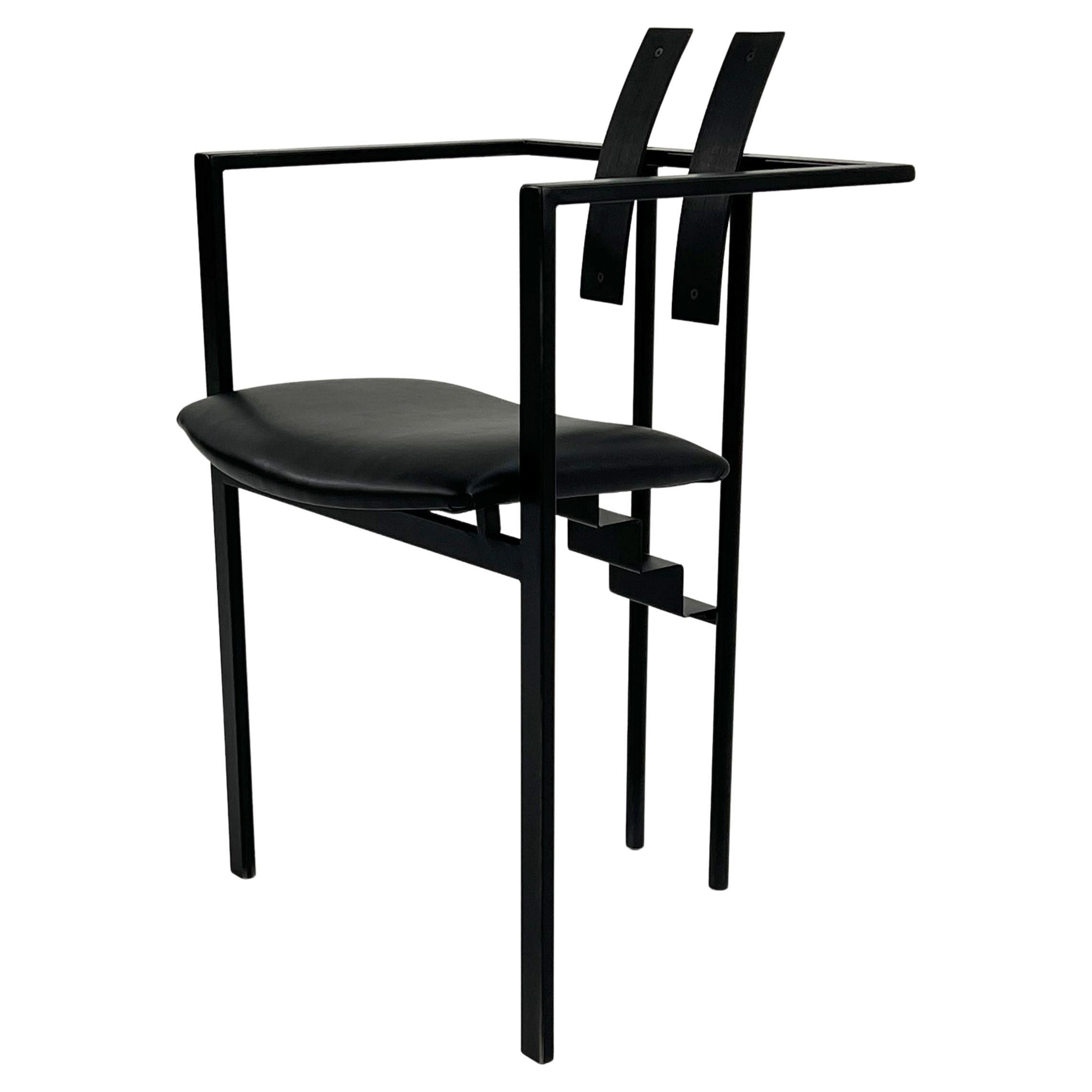 Postmodern Trix Chair with Leather Seating by Karl Friedrich Förster ...