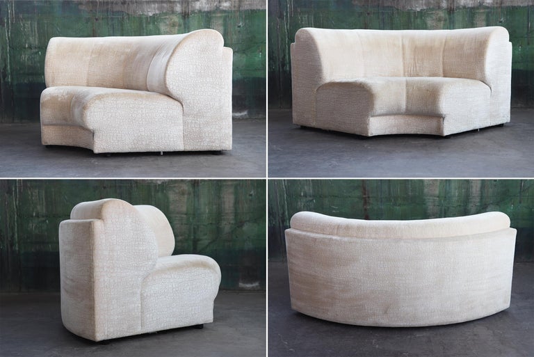 Postmodern Modular Sofa Sectional-- 4 Pcs at 1stDibs