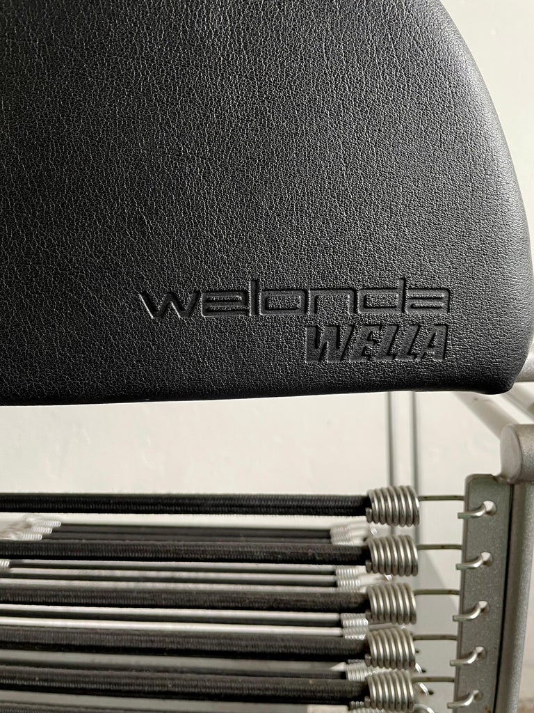 Postmodern 'Welonda' Swivel Chair with Adjustable Height by Wella ...