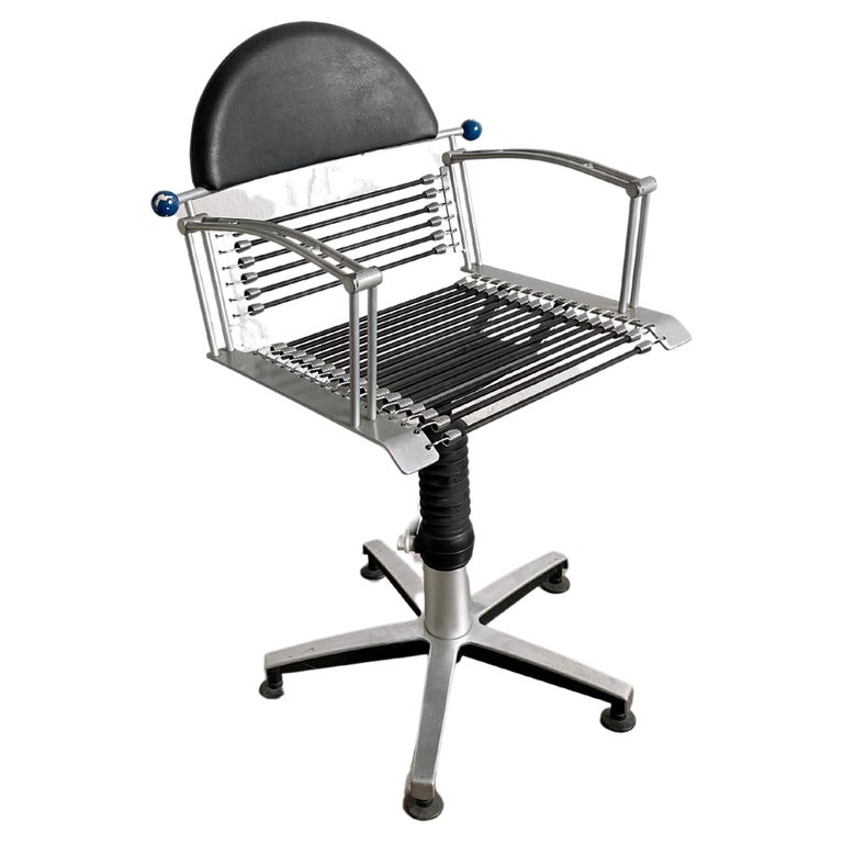 Postmodern 'Welonda' Swivel Chair with Adjustable Height by Wella ...