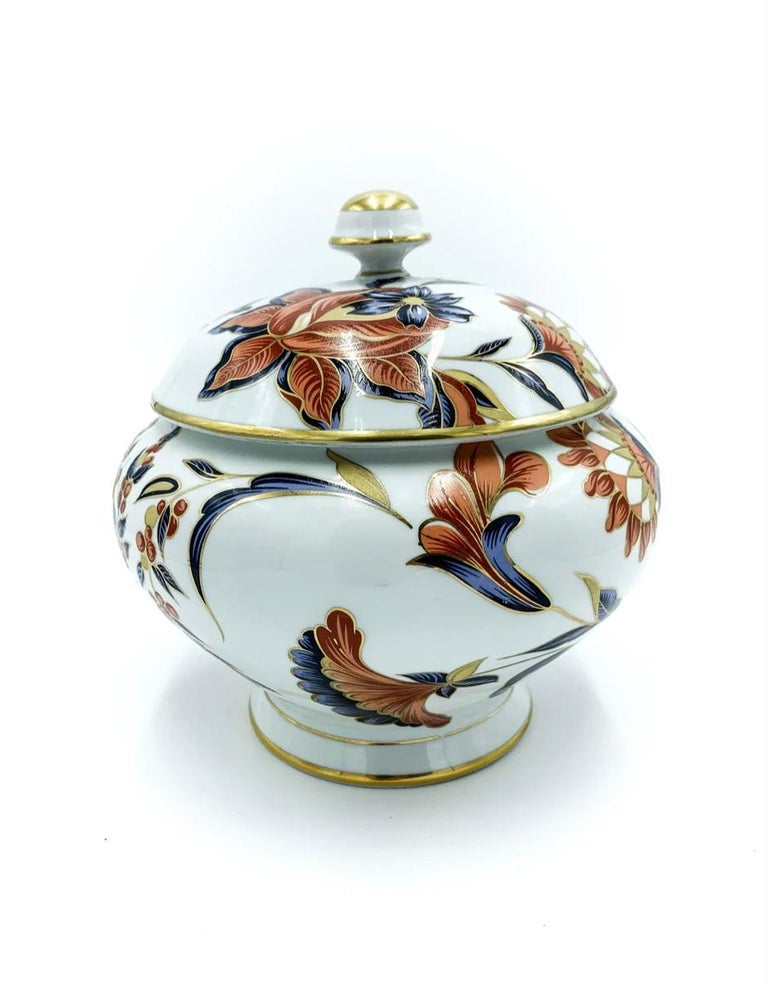 Potiche in Limoges Porcelain, 1960 For Sale at 1stDibs