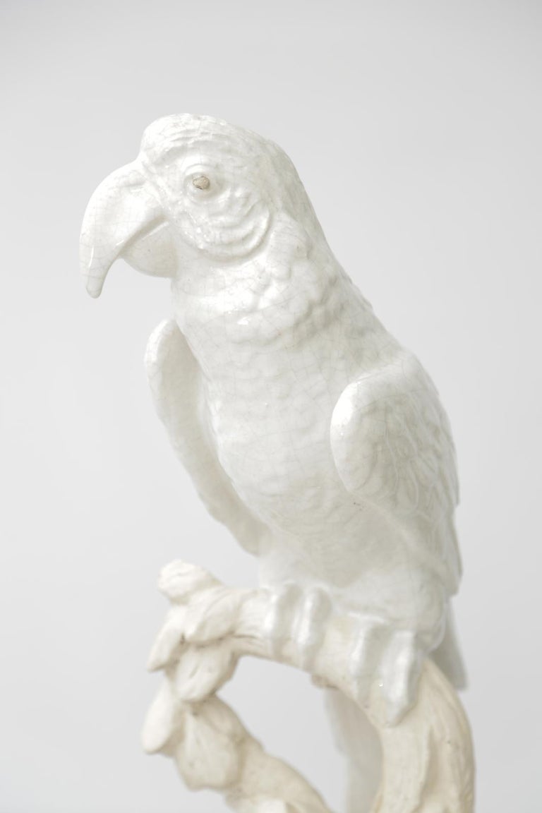 Pottery Parrot Sculpture For Sale at 1stDibs