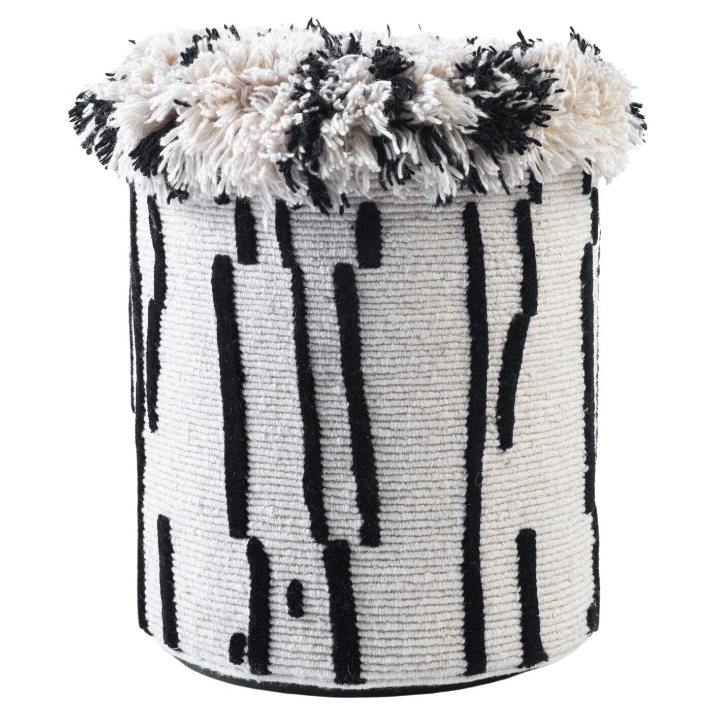 Unique Wool Pouf Marshmallow by Draga and Aurel For Sale at 1stDibs