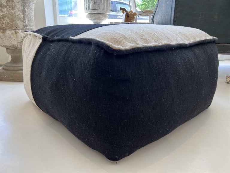 Pouf, Large Square Indian For Sale at 1stDibs