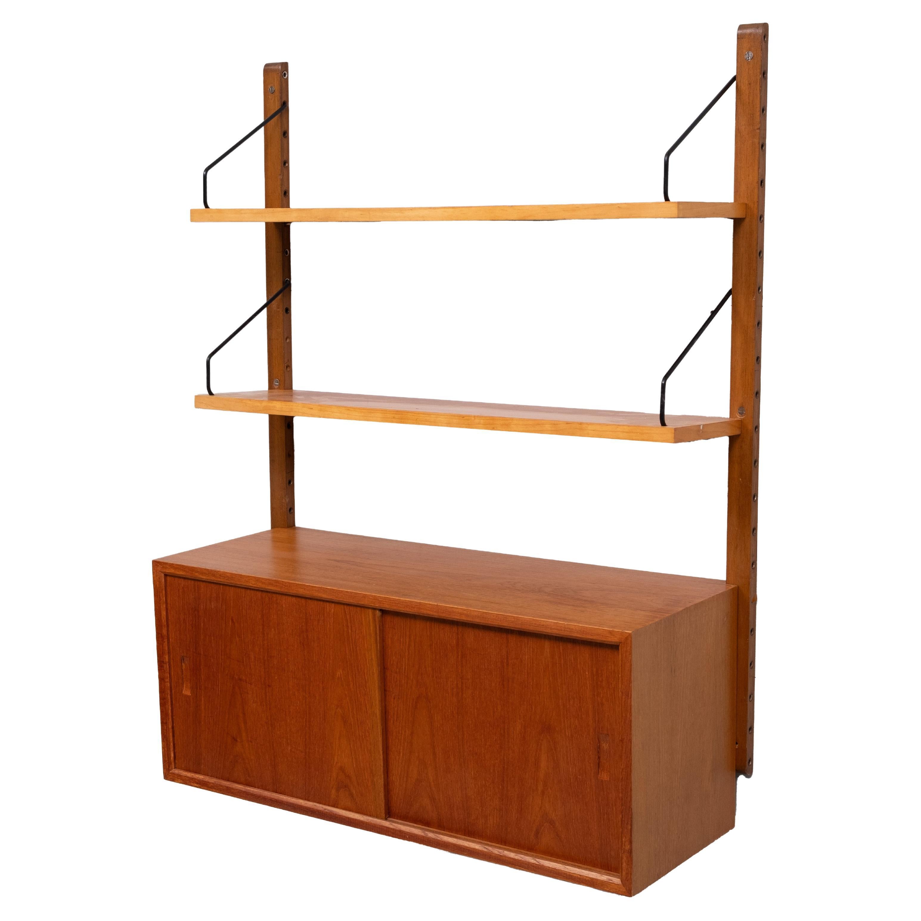 Poul Cadovius Teak Freestanding Royal System Shelving at 1stDibs | poul ...