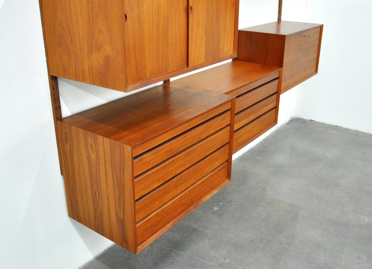 Poul Cadovius Teak Cado Wall Unit at 1stDibs