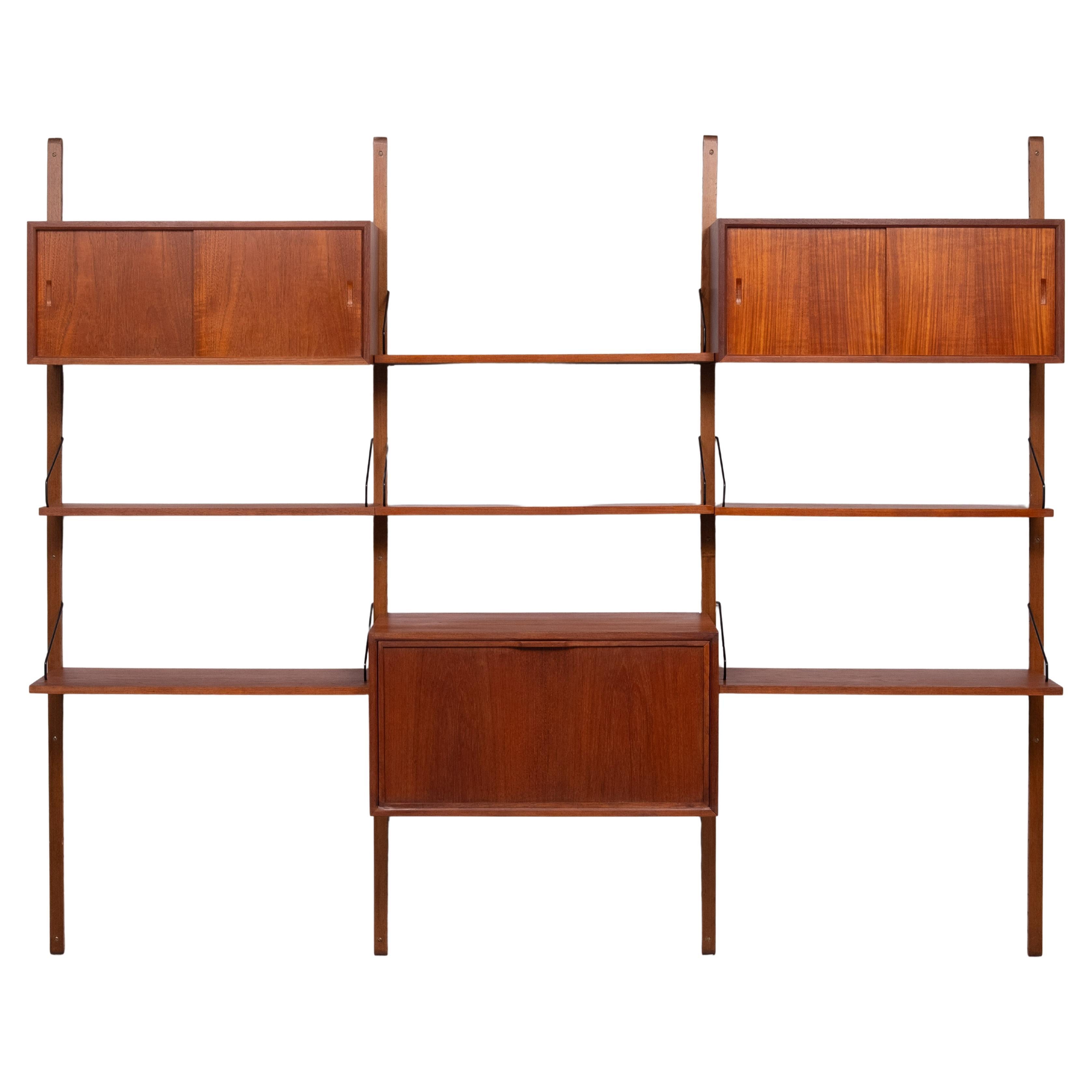 Poul Cadovius Royal Wall System 1960s Denmark For Sale at 1stDibs