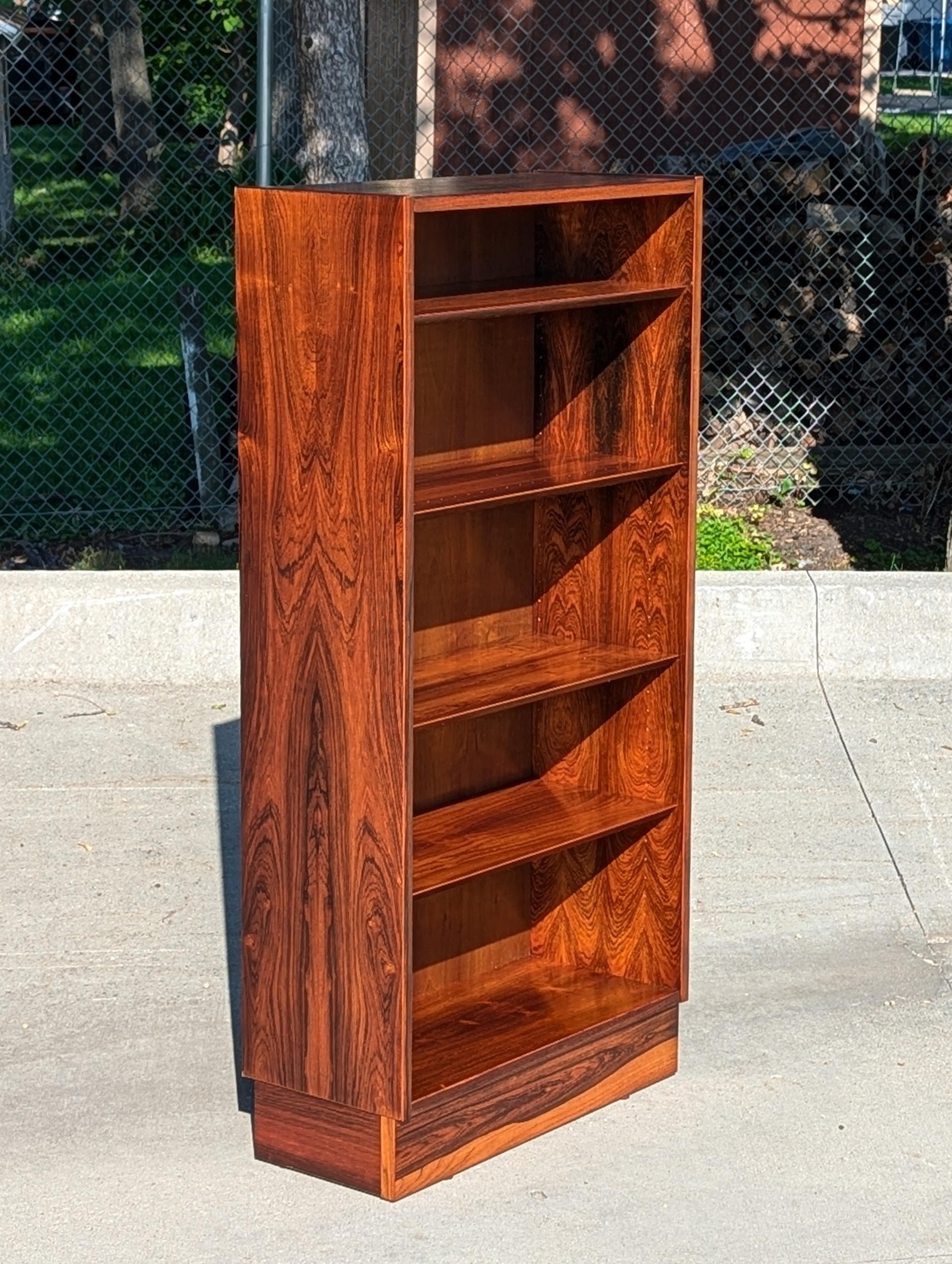 Poul Hundevad Rosewood Bookcase For Sale at 1stDibs