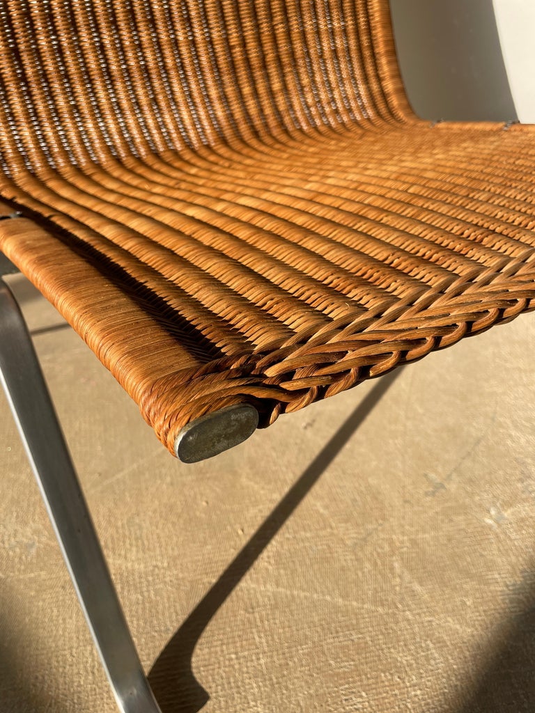 Poul Kjaerholm Cane PK22 Lounge Chair For Sale at 1stDibs