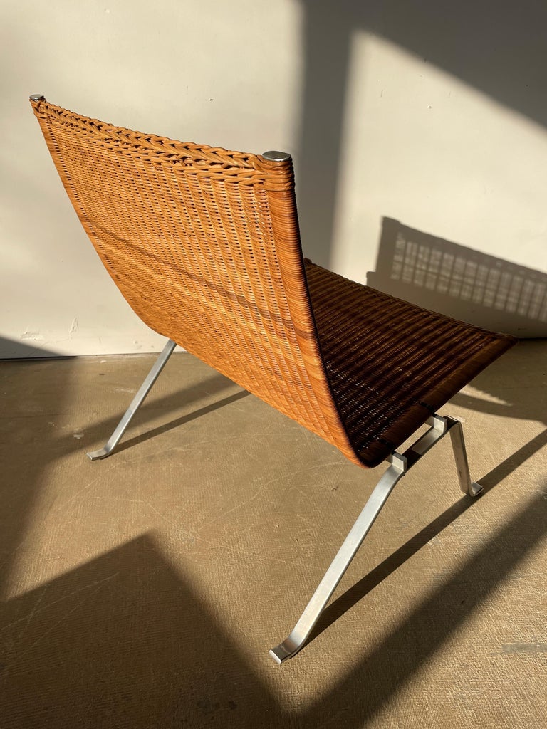 Poul Kjaerholm Cane PK22 Lounge Chair For Sale at 1stDibs