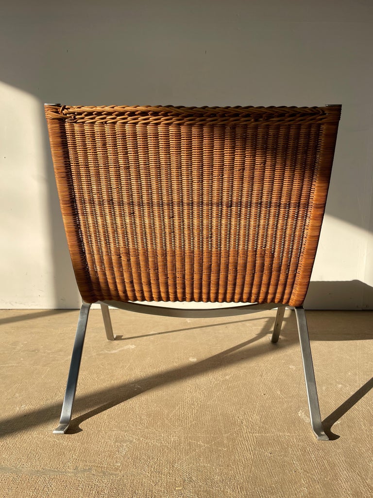 Poul Kjaerholm Cane PK22 Lounge Chair For Sale at 1stDibs