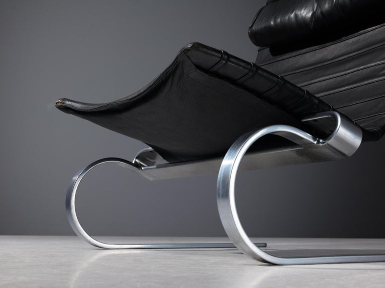Poul Kjærholm for E. Kold Christensen Pair of 'PK20' Lounge Chairs in Leather For Sale at 1stDibs