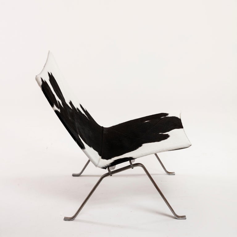 Poul Kjærholm Iconic PK 22 Chair reupholstered in Cowhide, E. Kold ...