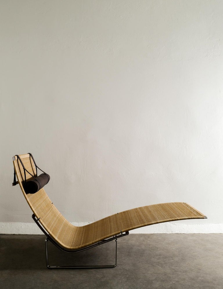 Poul Kjaerholm "PK24" Chaise Lounge Chair Produced by E Kold ...
