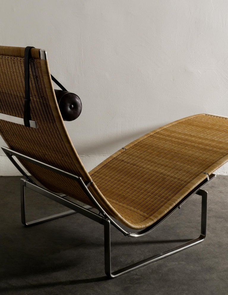 Poul Kjaerholm "PK24" Chaise Lounge Chair Produced by E Kold ...