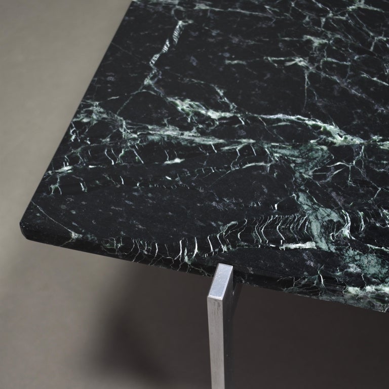 Poul Kjaerholm PK61 Coffee Table in Italian Spider Green Marble ...