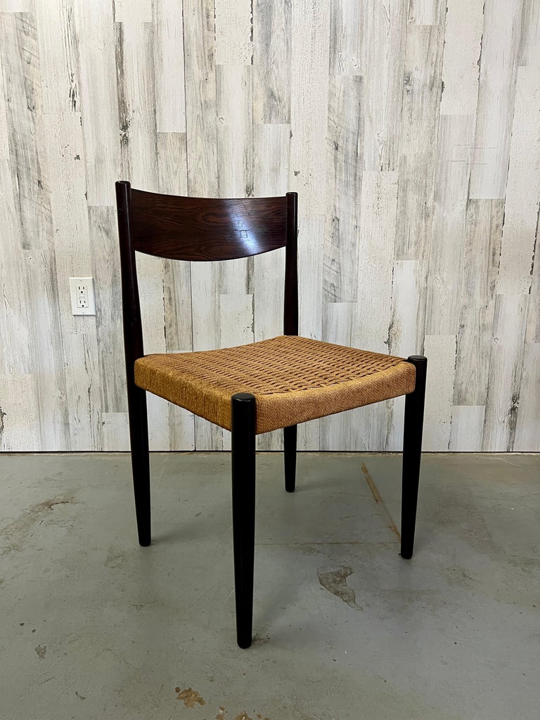 Poul Volther for Frem Rojle Rosewood Dining Chairs Set of Eight at 1stDibs