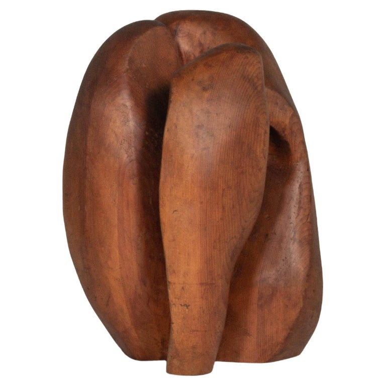 Powerful Biomorphic Hand Carved Sculpture at 1stDibs