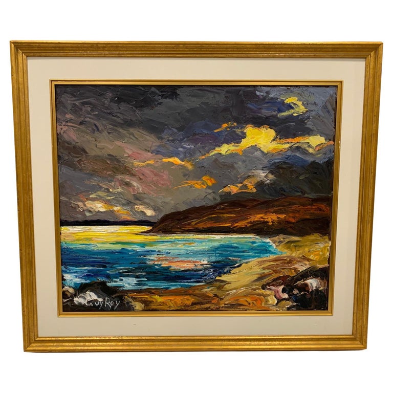 Powerful Original Oil on Canvas by Guy Roy For Sale at 1stDibs