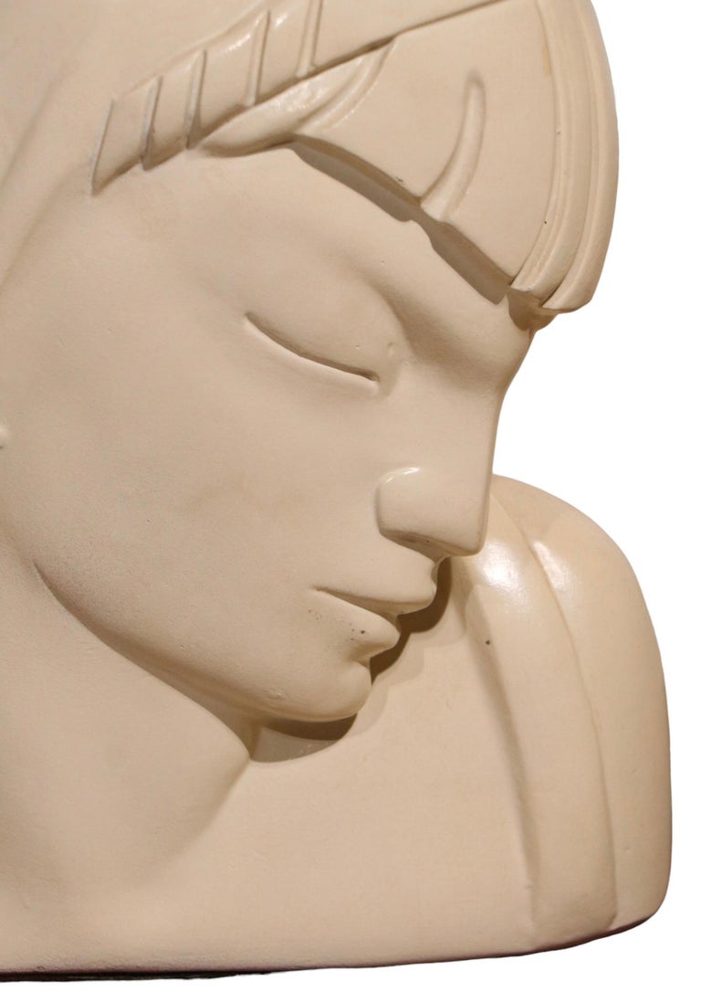 Pr. Art Deco Busts by Kupur Aka Frederick Cooper For Sale at 1stDibs