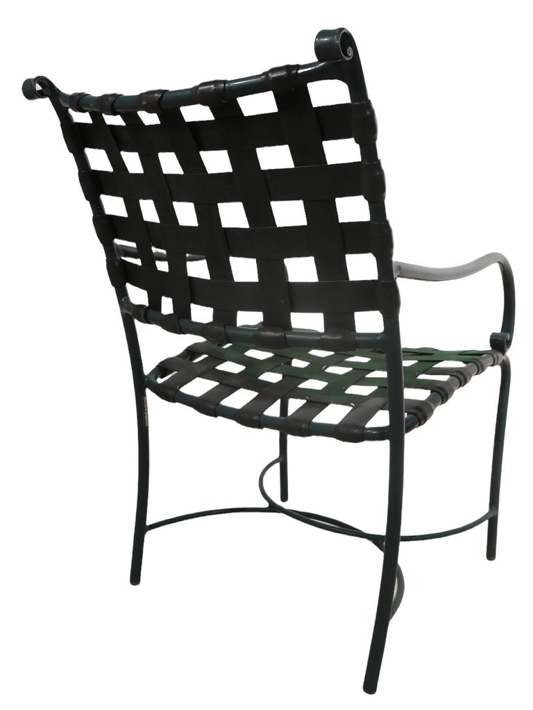 Pr. Brown Jordan Roma Pattern Patio Poolside Garden Arm Lounge Chairs ...