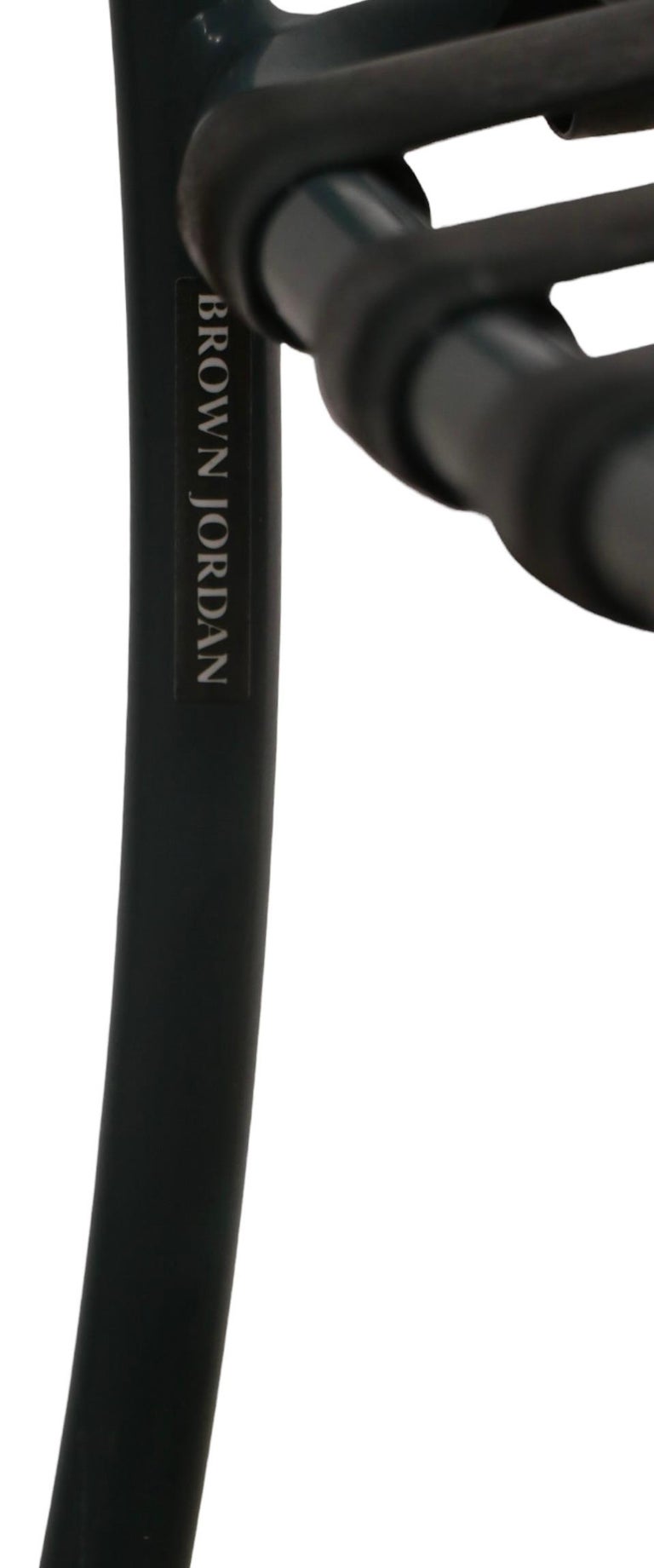 Pr. Brown Jordan Roma Pattern Patio Poolside Garden Arm Lounge Chairs ...