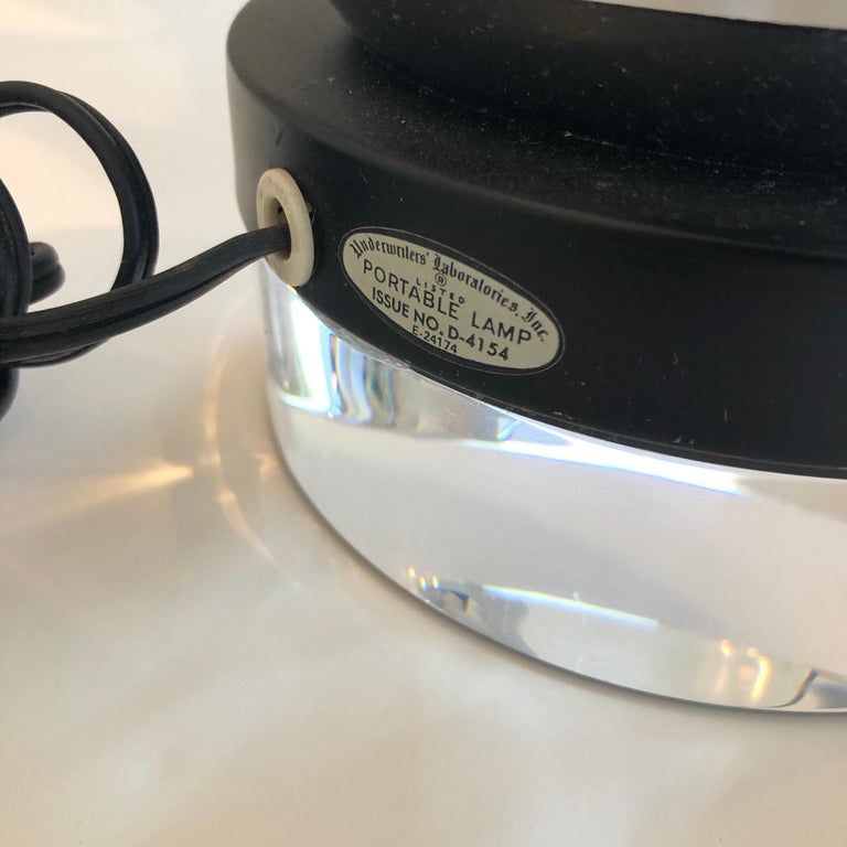 Pr George Kovacs Silver Chrome Plate Stacking Ball Table Lamps and ...