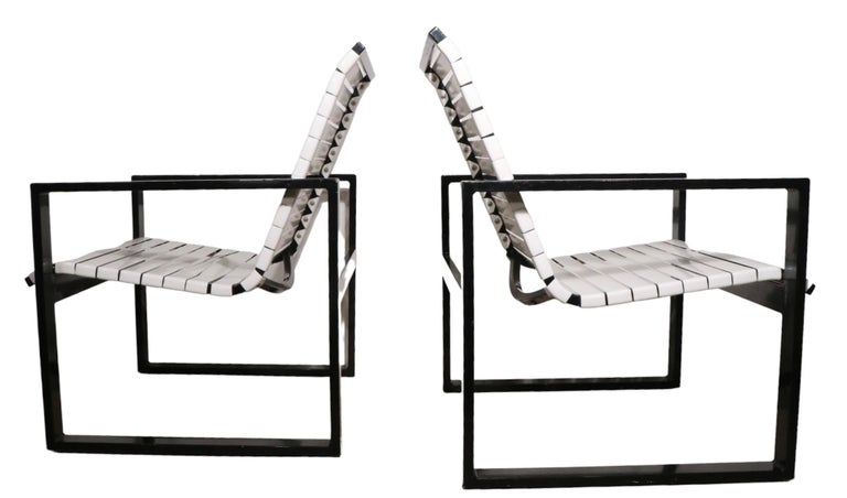 Pr. Poolside Side Patio Garden Longe Chairs For Sale at 1stDibs