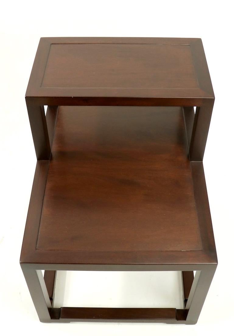 Pair of Step End Tables designed by Wormley for Dunbar at 1stDibs