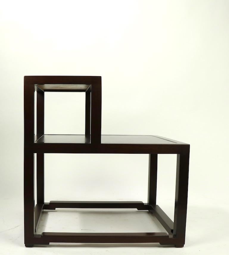 Pair of Step End Tables designed by Wormley for Dunbar at 1stDibs