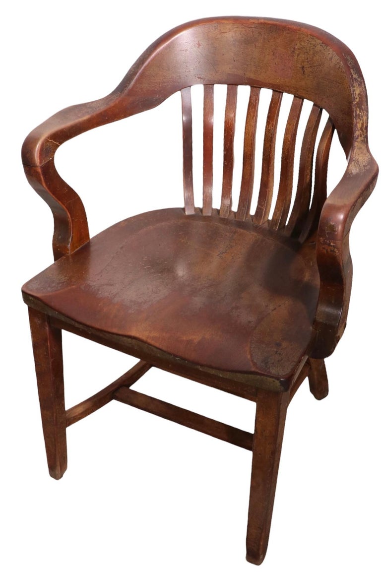 Pr. Vintage Yale Library Bank of England Jury Chairs at 1stDibs | jury ...